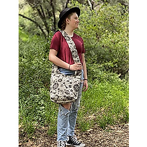 Original Collections Celestial Cross Body Shoulder Bag Purse in Gray