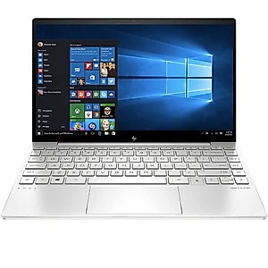 HP Envy 13.3" FHD IPS Premium Laptop | 11th Generation Intel Core i5-1135G7（ Beat i7-10510U） | Backlit Keyboard | Fingerprint | Windows 10 | with Laptop Stand Bundle (Silver, 8GB RAM | 512GB SSD)