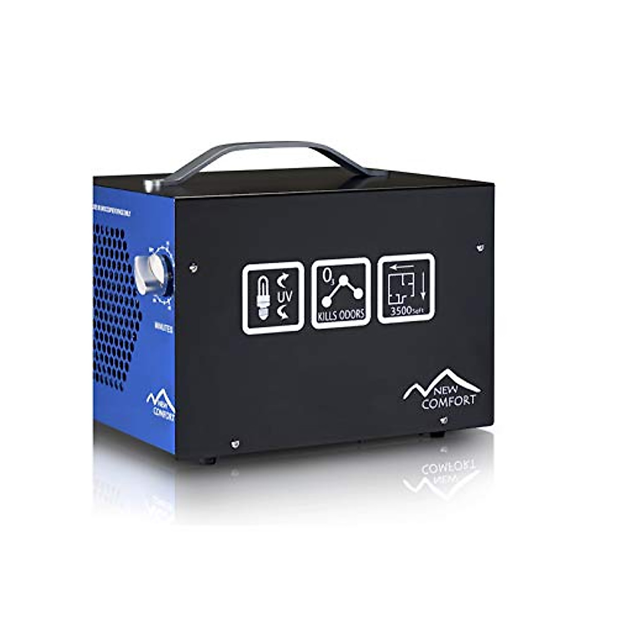 Blue Commercial Air Purifier Ozone Generator with UV