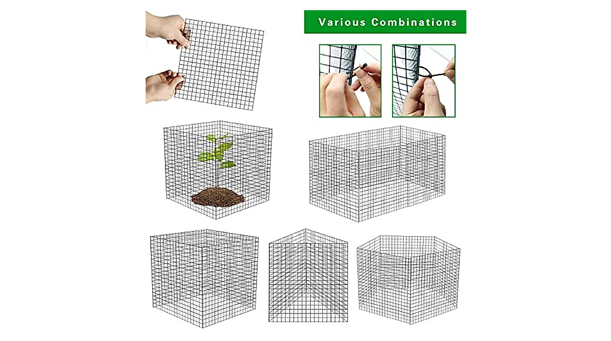 Protect Your Garden: 5 Pack Wire Plant Cages