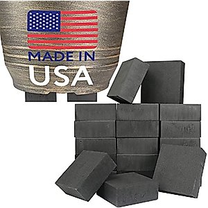 20 Pack Pot Feet for Outdoor Planters - Invisible Plant Risers for Medium and Large Sized Heavy Pots - 3/4" Elevators - Work Great On Patio and Deck Use - Made in USA