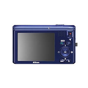 Nikon COOLPIX S6300 16 MP Digital Camera with 10x Zoom NIKKOR Glass Lens and Full HD 1080p Video (Blue)