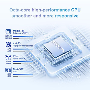 BYYBUO Tablet 10.1 inch Android 11 Tablets, 1920x1200 FHD Display, Octa-Core Processor, 3GB+32GB Storage, 7000mAh Battery 2.4G+5G WiFi,Bluetooth,GPS,Metal Body