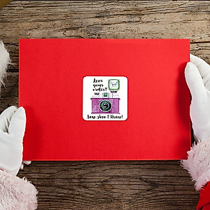 Muminglong 1.5 Inch Retro Camera Love Your Order Snap Share & Review Sticker,Thank You Sticker,Small Shop Sticker, Small Business, Handmade Sticker,Packaging Sticker, 500 PCS