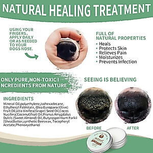 Pet Nose Balm for Dogs & Cats - Natural Healing & Moisturizing Balm for Dry, Cracked Snouts - Plant-Based, Soothing Skin Formula