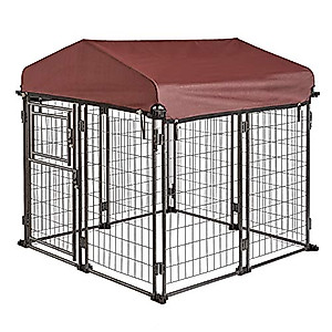 TWO by TWO Haven Expandable Kennel, Black, Medium