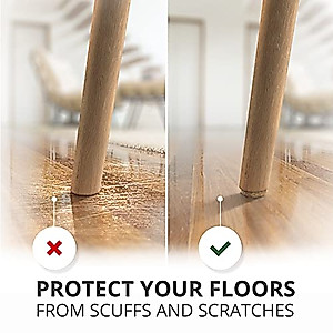 Felt Furniture Pads X-PROTECTOR - 8 Pack Premium 8”x6” Heavy Duty 1/5” Felt Sheets! Cut Furniture Felt Pads for Furniture Feet You Need – Best Furniture Pads for Hardwood Floors!