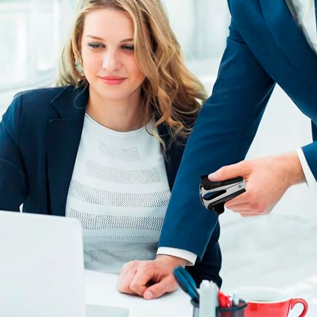 Eagle Staple Remover, Staple Puller, Extra Wide Finger Grip, Steel Jaws, Pack of 3, Black