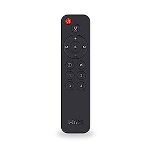 WiiM Voice Remote for WiiM Mini and Pro Audio Streamer, Push-to-Talk, 4 Music Preset Buttons
