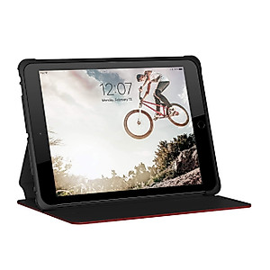 URBAN ARMOR GEAR UAG Designed for iPad 9.7 Universal Case - iPad 9.7 (2017 5th Gen & 2018 6th Gen), iPad Pro 9.7, iPad Air 1/Air 2 Metropolis Folio Rugged Military Drop Tested, Magma w/Black Logo