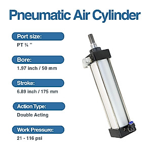 Pneumatic Cylinder Can Crusher – Air Powered Countertop –Aluminum Can Crushers for Recycling – For 12oz,16oz Aluminum Soda Bear Tall Tin Cans – Heavy Duty Automatic Efficient Smasher…