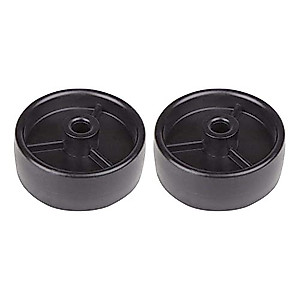 Fire Sense 61980 Patio Heater Replacement Part Accessories Universal Wheels 2-3/8" Diameter & 1 1/4" Wide for Outdoor Patio Gas Heaters - Set of 2 Wheels
