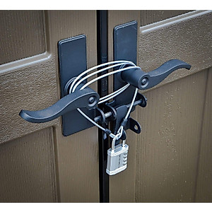 WANLIAN Safety Steel Cable, Double-Loop Braided Steel Flexible Lock Cable, toroidal Bicycle Security Cable, Vinyl-Coated Braided Steel, 200 cm Long for U-Locks, Padlocks&disc Locks, Silver