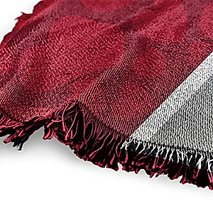 LOGOVISION I Love Lucy Blanket, 50"x60" Time After Time Woven Tapestry Cotton Blend Fringed Throw