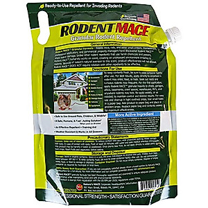Nature’s MACE Rodent Repellent 6lb / Covers 1,000 Sq. Ft. / Repel Mice & Rats/Keep Mice, Rats & Rodents Out of Home, Garage, Attic, and Crawl Space/Safe to use Around Children & Pets