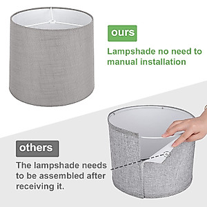 PARTPHONER Set of 2 Touch Control Table Lamp with Dual USB Charging Ports Desk Lamps, 3-Way Dimmable Modern Nickel Finish Bedside Large Table Lamps for Living Room, Bedroom