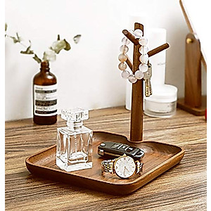 Key Holder Sakulaya Key Rack Desk Organizer Wood Decorative Entryway Key Organizer