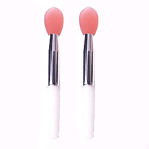 SALOCY Silicone Lip Brush,Lipstick Applicator Brushes,Makeup Brushes,9Pcs