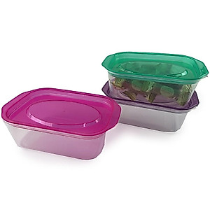 The Lakeside Collection Set of 3 Food Storage Containers with Lids