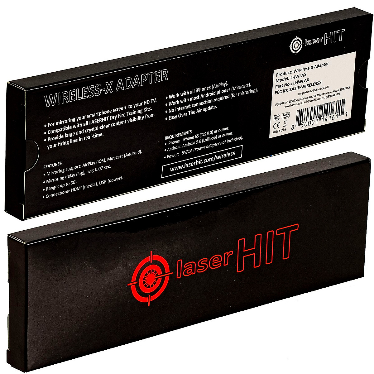 LaserHIT Dry Fire Training Kit - 50-Yard Home Range (Mini Wireless)