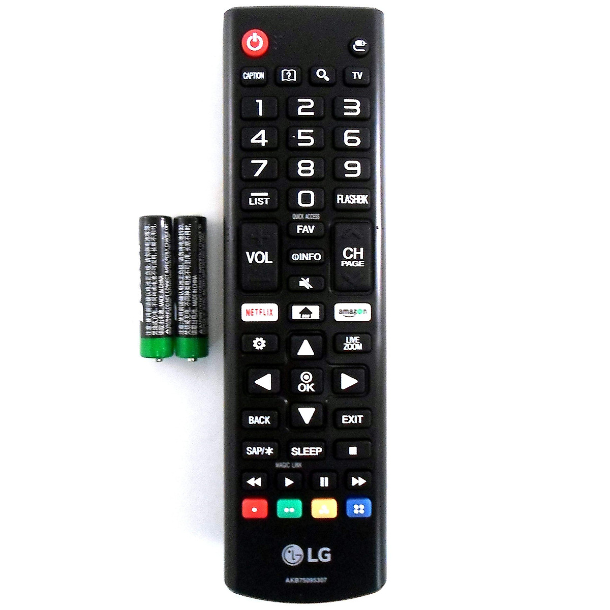 LG (AKB75095307) TV Remote Control for Multiple Models (Renewed)