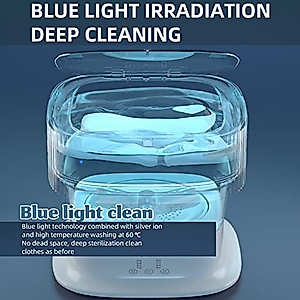 Foldable Washing Machine - MOYU Portable Washing Machine for Baby Girls Clothes Socks Underwear Towels The Washer Suitable for Apartment Travel Camping RV