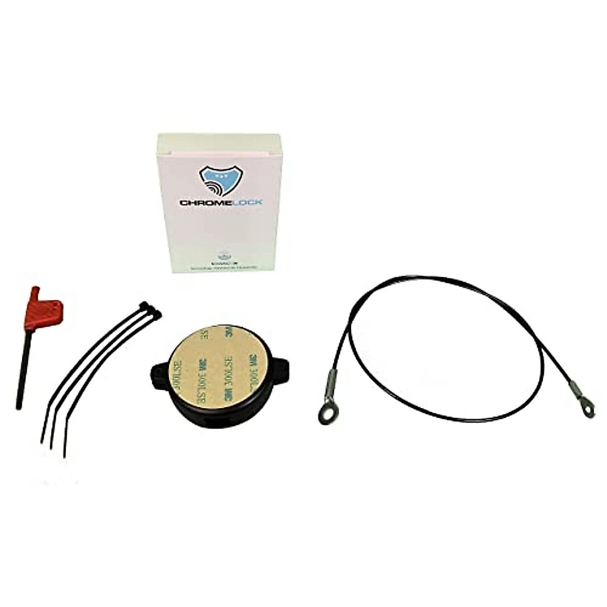 Solvacom Chromelock Secure TV Mount for Google Chromecast (3rd Generation ONLY) - Device Receiver Enclosure Anti-Theft Outlet TV Mounting Kit Cast Box for Hotel, Business