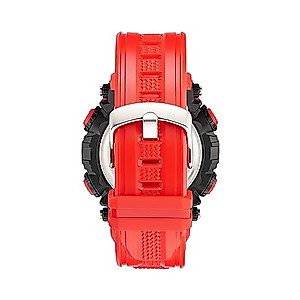 Armitron Sport Men's Quartz Sport Watch with Plastic Strap, Red, 22 (Model: 40/8397RED)