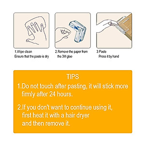 Glass Table Corner Protectors Baby Clear(12 Pack),Corner Guards Edge Bumpers,High Resistant Adhesive,Corner Protector for Furniture,Bed,Dressers,Cabinets,Entertainment Centers,Keep Baby and Kids Safe.