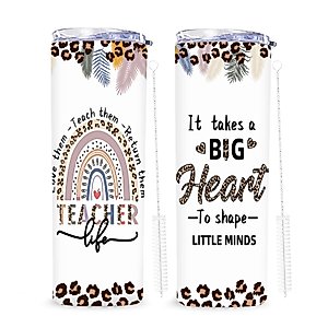 DHQH Teacher Christmas Gifts for Women, Teacher Thanksgiving Gifts,Teacher Appreciation Gifts from Friends Sister Mom, 20 Oz Travel Tumbler