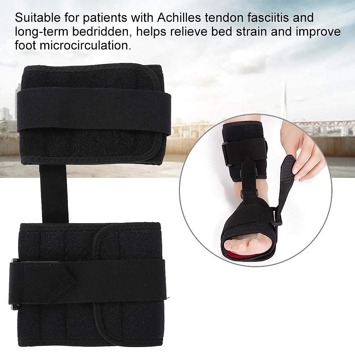 Foot Splint Brace Ankle for Fascitis Plantar Posterior Correct Foot Drop nocturnal injury night instep with orthopedic rehabilitation