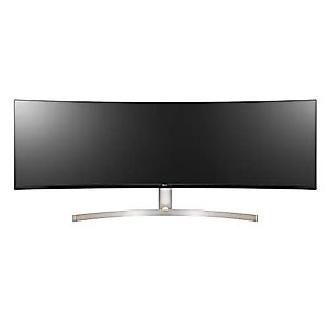 LG 49WL95C-W Ultrawide Dual QHD Monitor 49" 32: 9 (5120 x1440) Curved IPS Display, HDR10, USB Type-C, HDR 10, Ambient Light Sensor, 2 x 10W Stereo Speaker