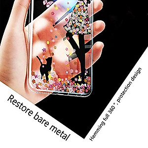 Phone Case for Ulefone Armor 8 Pro (6.10"), with [1 x Tempered Glass Protective Film], KJYF Clear Soft TPU Shell Ultra-Thin [Anti-Scratch] [Anti-Yellow] Case for Ulefone Armor 8 Pro - Girl