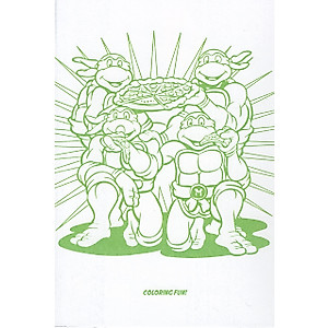 Teenage Mutant Ninja Turtles Happy 4th Fourth Birthday Card (Age 4) - You're 4 Get Pumped, Birthday Dude! - The Ninja Turtles are Here To Wish You A Totally Awesome and Epic Birthday! -Color Me