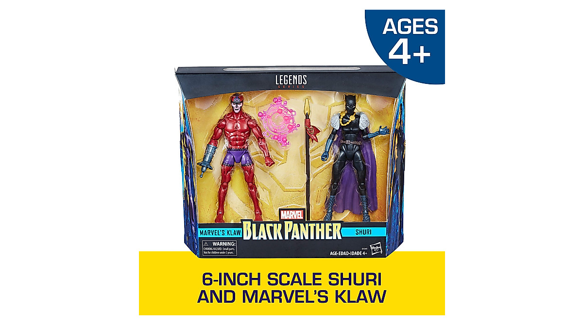 Marvel Legends Black Panther 2-Pack: Shuri & Claw Action Figures