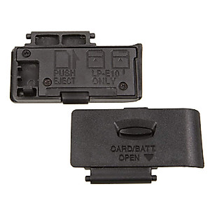 Photo Trust Battery Door Cover Lid Cap Replacement Repair Part Compatible with Canon EOS 1100D EOS Rebel T3 DSLR Digital Camera