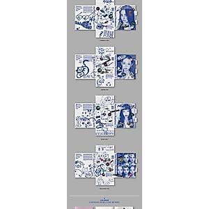 DREAMUS NewJeans New Jeans 1st EP Album Bluebook Version CD+Mini Poster On Pack+Log +Pin-up Book+Phoning Manual Book+ID Card+Sticker Pack+Photocard+Tracking Sealed (MINJI Version)