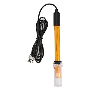 Electrode Probe, 1999mV ORP Replacement Prob, Good Electrical Conductivity, Suitable for ORP Instruments Controllers with BNC Connectors.