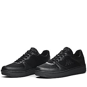 Kappa Unisex Sneaker Gymnastics Shoe, 005 Black, 8 US Women