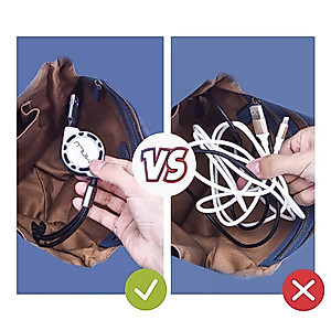 Retractable Charging Cable 3A, 3Pack 4Ft Multi Charging Cable Multi Fast Charger Cable 3 in 1 Multi USB Cable with IP/Type C/Micro USB Port for Cell Phones/Tablets/Samsung Galaxy/LG/Huawei/PS & More