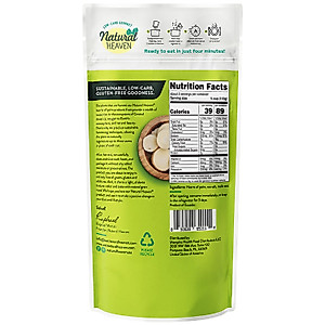 Natural Heaven Hearts of Palm Creamy Mash | Mashed Potato Alternative | Low Carb - 5g of Net Carbs | Gluten & Sugar Free | Keto Food | Paleo | Vegan | Vacuum Packed (12 Ounce – 1 Count)