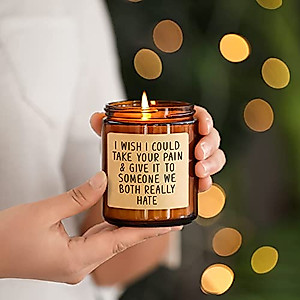 Get Well Soon Gifts for Women Men, Feel Better Candles Gifts for Women Men After Surgery, Inspirational Gifts, Sympathy, Grieving, Condolence, Divorce, Miscarriage, Sorry for Your Loss, Cancer Gifts