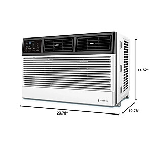 Friedrich CEW12B33A Chill Premier Smart Air Conditioner Window Unit, WiFi Mobile Control, White, Heating & Cooling Capacity (12000 BTU)