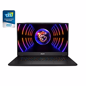 HIDevolution [2023] MSI Titan GT77HX 13VH 17.3" UHD 144Hz, 2.2 GHz i9-13980HX, RTX 4080, 128 GB DDR5 RAM, 16 TB PCIe SSD, Windows 11 Pro
