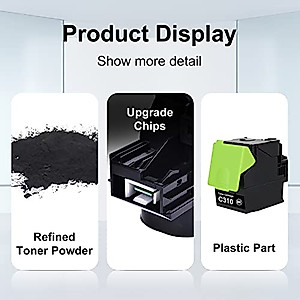 ACETONER C310 C315 Replacement for 006R004356 006R004357 006R004358 006R004359 Compatible with Xerox Printer C310 C315 (4 Pack)