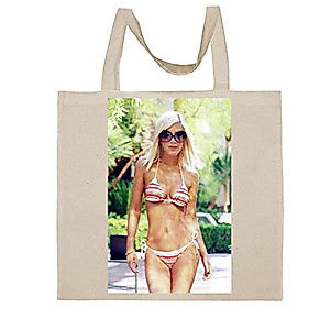 FC Carino Tori Spelling - A Nice Graphic Cotton Canvas Tote Bag FCA #FCAG430538
