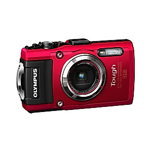 Olympus TG-3 Waterproof 16 MP Digital Camera (Red)