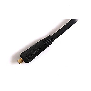 TOSENBA MMA Arc Welding Stick Electrode Holder and Cable 16Feet 16mm² Connector DKJ10-25 for Arc Inverter Welder（5m，16feet）