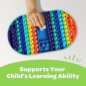 Gifts Of Joy - Jumbo XL Fidget, Multiplayer Fidget Game Board, Interactive Sensory Board, XL Fidget Game w/ Dice & Game Instructions, Pop Fidget for Up to 2 Players