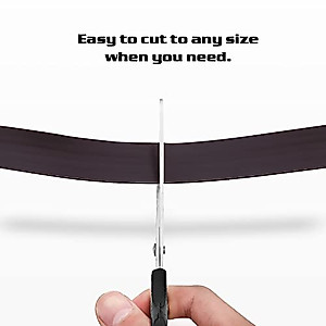 Housolution Boundary Marker, 13 Feet Magnetic Boundary Markers Strip Woks for Neato Robotic Vacuum Cleaner, Alternative Accessory Tapes with 3M Sticker, Black